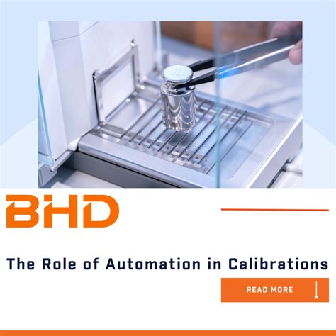 Automation In The Calibration Industry Bhd Instrumentation