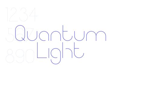 Quantum Light Font Free Download
