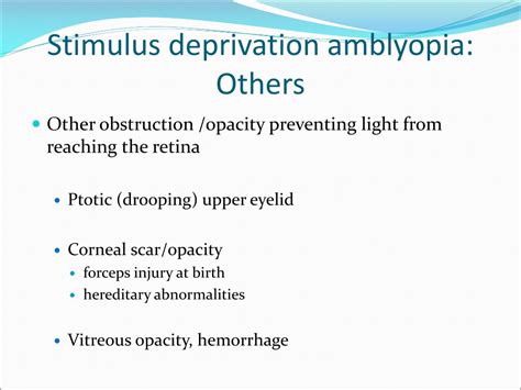 Ppt Amblyopia Powerpoint Presentation Free Download Id9495718