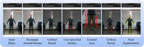 image segmentation we use grabcut method to segment the human users