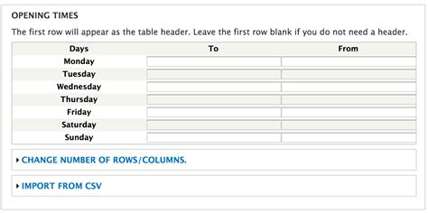 Using Tablefield In Drupal 7 Webwash