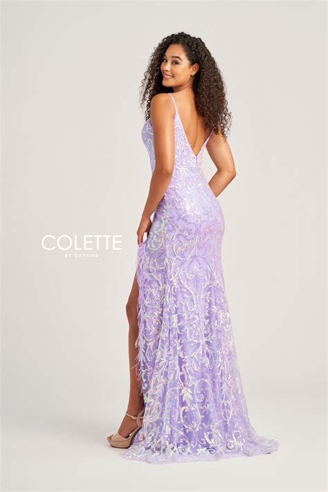 Lilac Colette Cl5155 Long Formal Sequin Prom Mermaid Dress For 59999