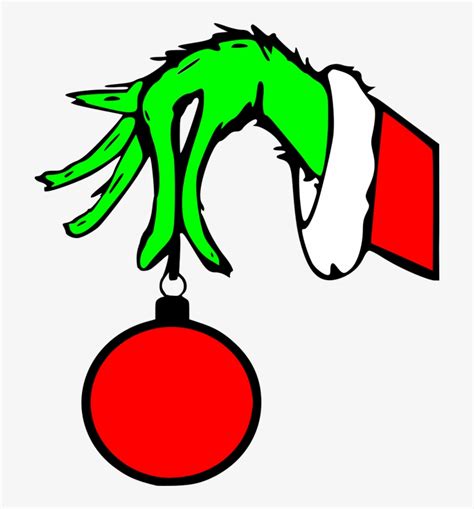 Grinch Ornamentchristmasgrinchsvgpngholiday Clipartgrinch Hand Porn