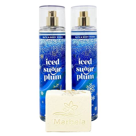 Amazon Bath Body Works Iced Sugar Plum 2 Pack Fine Fragrance