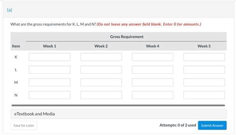 Solved Given The Following Data The End Product J Is Made Chegg