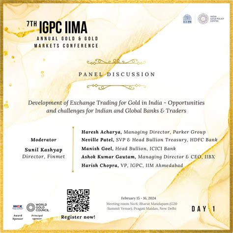 India Gold Policy Centre Igpc Iim Ahmedabad On Linkedin