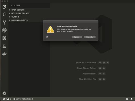 Vscode Causes Node Quit Unexpectedly Error · Issue 75657 · Microsoft