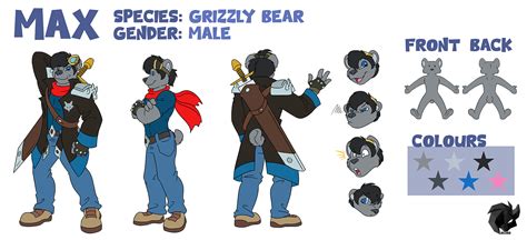 Max Reference Sheet — Weasyl