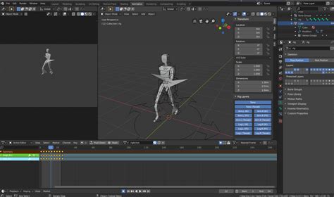 Animation Rigify To Unity Converter Stretches D Model In Blender Blender Stack Exchange