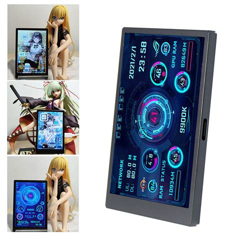 Monitor De Computadora Aida64 Para Mini Itx Case Type C Pantalla