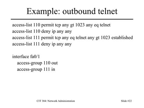 PPT CIT Network Administration PowerPoint Presentation Free Download ID
