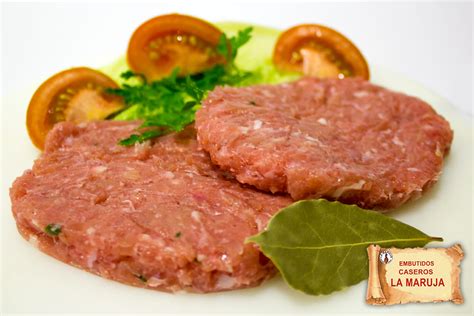 Longaniza Fresca Prensada De Pollo Hamburguesa Embutidos Caseros La Maruja Cieza