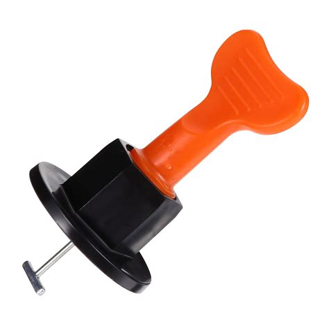 Worgeous 100 Pcs Leveler Tile Vibration Tool Leveling System Kit Black