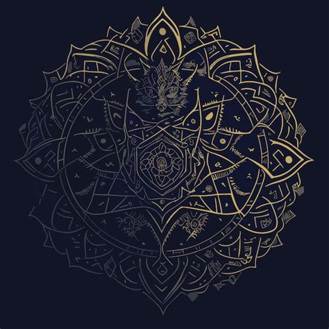 Premium Vector Mandala Vector Illustration Artwork
