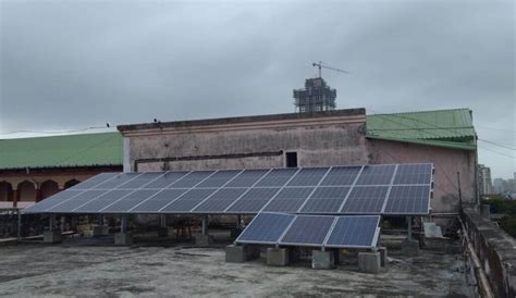 Mh Saboo Siddik Polytechnic College Switch On Solar