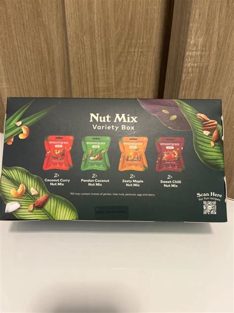 Amazin Graze Nut Variety Box Food Drinks Gift Baskets Hampers On