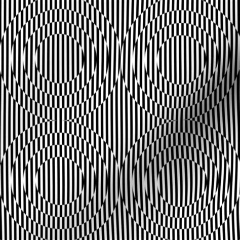 Stripes Going In Circle Fabric Spoonflower In 2024 Optical
