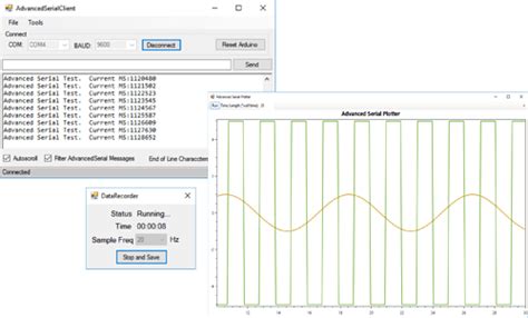 Arduino Advancedserial Real Time Data Plotting And Recording