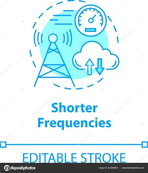 Shorter Frequencies Concept Icon Telecommunication Tower Technologies
