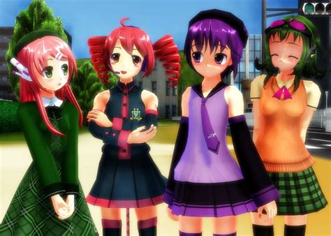 Mmd Walking On The Park By Utaulover02 On Deviantart
