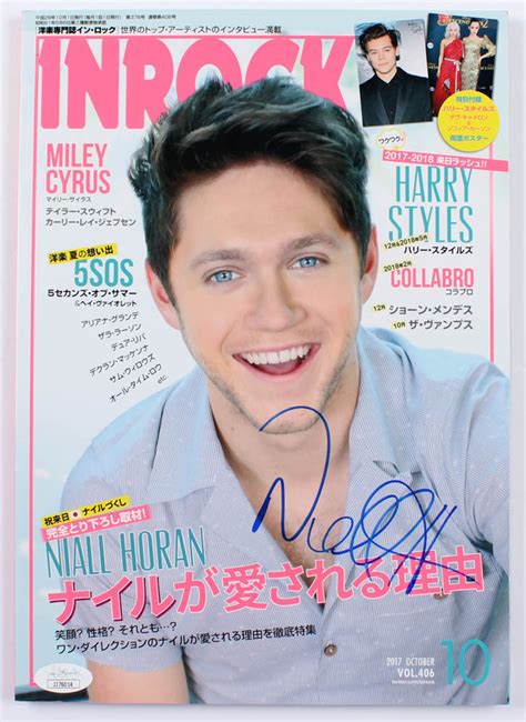 Niall Horan Signed 2017 Inrock Magazine JSA COA Pristine Auction