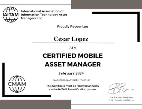 Certificate Verification César López