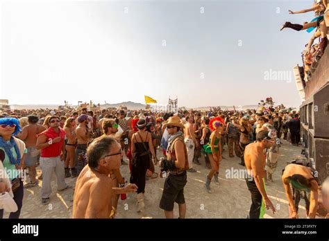 United States Nevada Black Rock Desert Pershing County Black Rock City Burning Man Festival