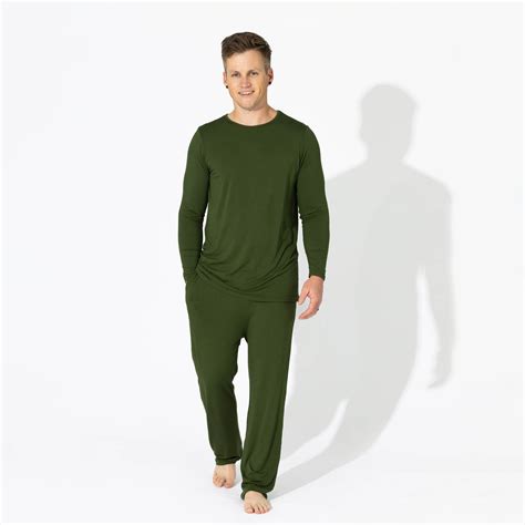 Stay Cozy In Style Evergreen Bamboo Mens Pajama Set Bellabu Bear