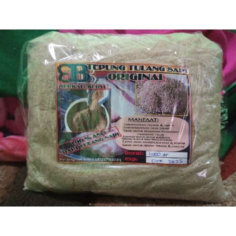 Tepung Tulang Sapi Asli 1000 Gr Tepung Tulang Sapi Original Lazada