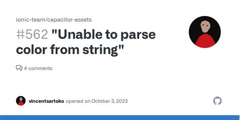 unable to parse color from string · issue 562 · ionic team capacitor