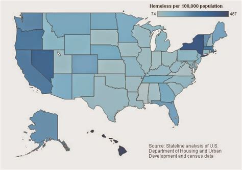 Homelessness In The Us Vivid Maps