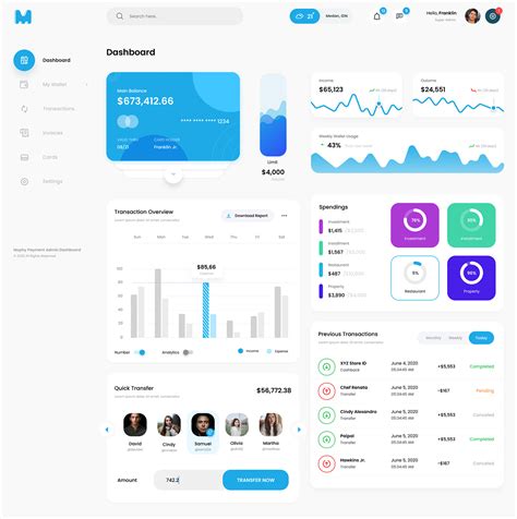Payment Admin Dashboard UI Design Behance