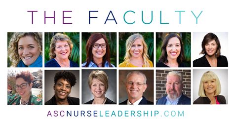 Faculty The Asc Nurse Leadership Conference