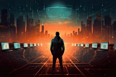 Cyber Security Shielding Your Data Stock Image Image Of Online Generated 295938093