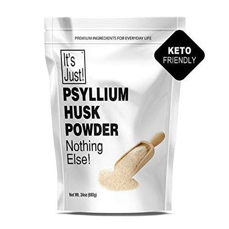 Its Just Psyllium Husk Powder Non Gmo Dietary Fiber Keto Baking