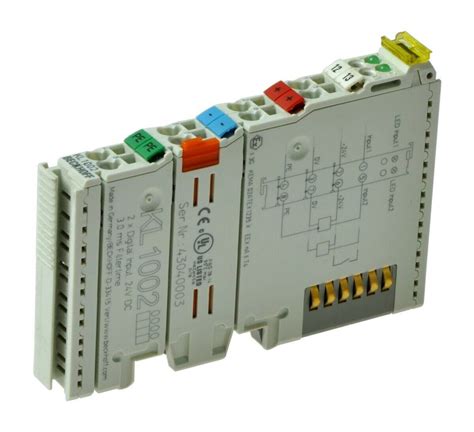 Binary Input Card Kl1002 Beckhoff 2xdi 24vdc S 7838 Plc Input