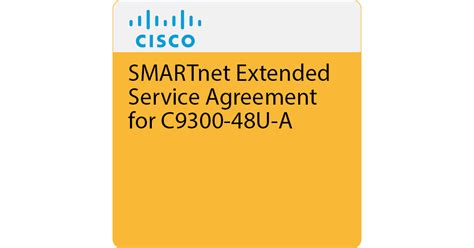 Cisco SMARTnet Extended Service Agreement CON SNT C UA B H