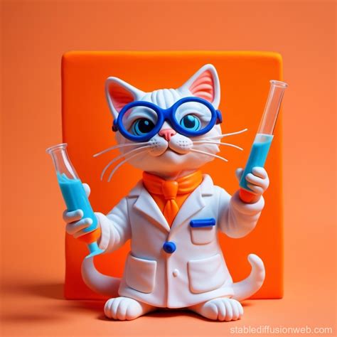 Sassy Cats Science Experiment Stable Diffusion Online
