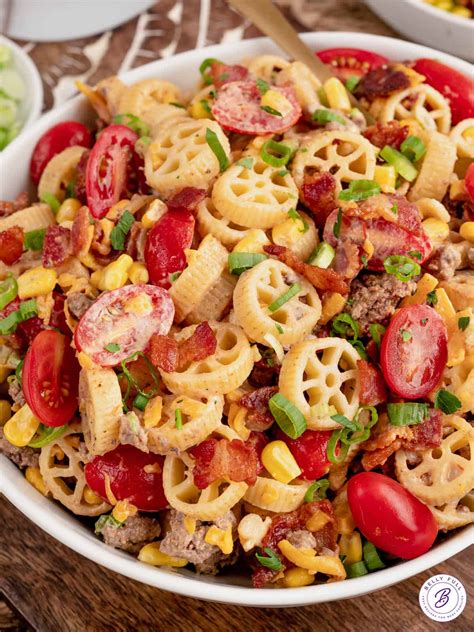 Cowboy Pasta Salad Recipe Belly Full