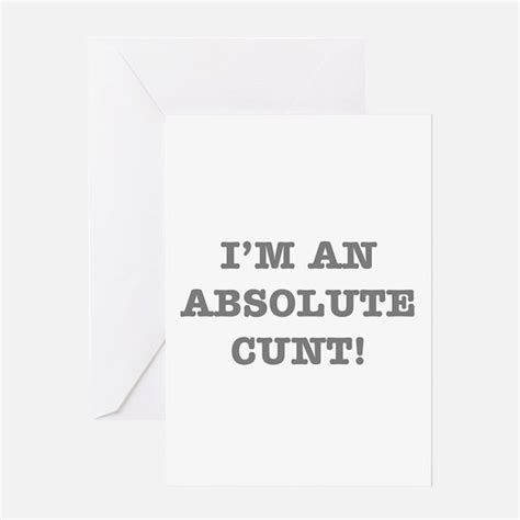 Cunt Greeting Cards Thank You Cards And Custom Cards Cafepress