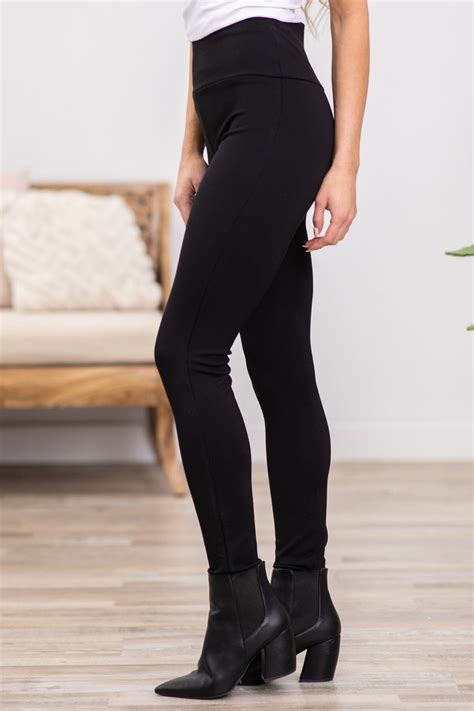 Black High Waist Ponte Pants · Filly Flair