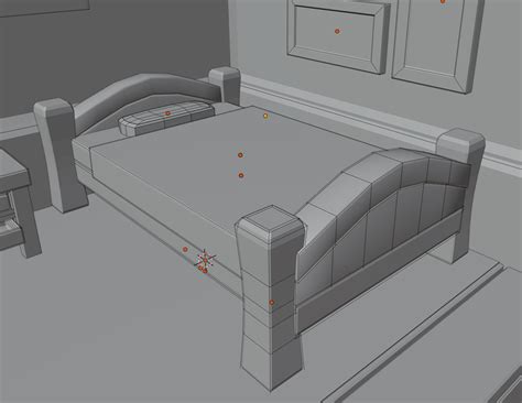3d Isometric Bedroom On Behance