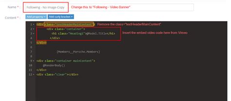 webed user guide page templates and body templates