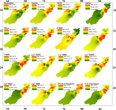 Spatial Distribution Pattern Of Contamination Hotspots Download