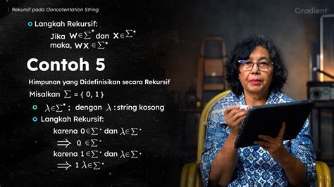 Materi Matematika Diskrit Rekursif Concatenation String Bagian 1