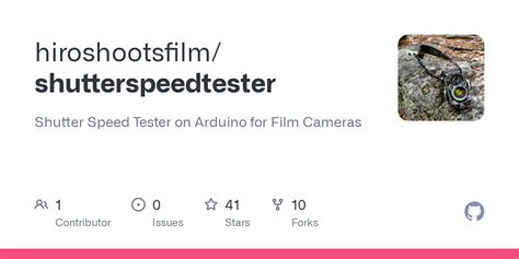 GitHub Hiroshootsfilm Shutterspeedtester Shutter Speed Tester On Arduino For Film Cameras