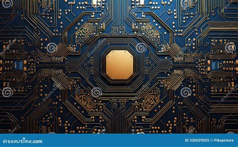 Silicon Computer Chip Texture Royalty Free Illustration Cartoondealer