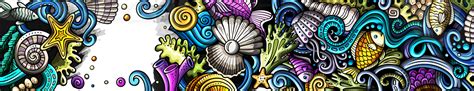 Unter Wasser Karikatur Banner 38041592 Png