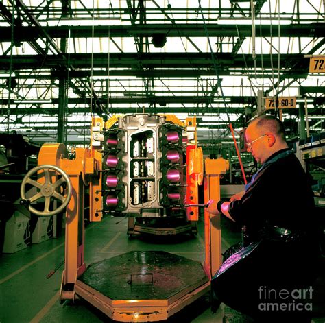 Engine Block Assembly Photograph By Philippe Psaila Science Photo Library Fine Art America