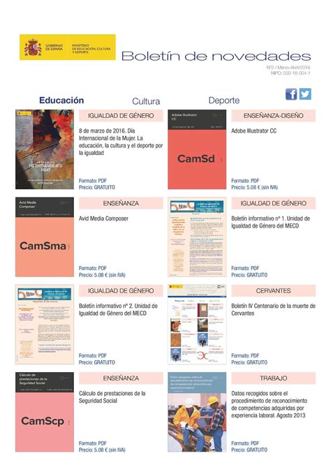 Calaméo N2 Boletin Novedades Marzo Abril 2016